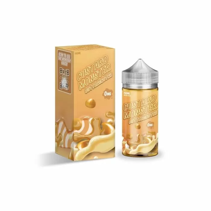 Custard Monster E-Liquid - Butterscotch 100ml | Only $18.99